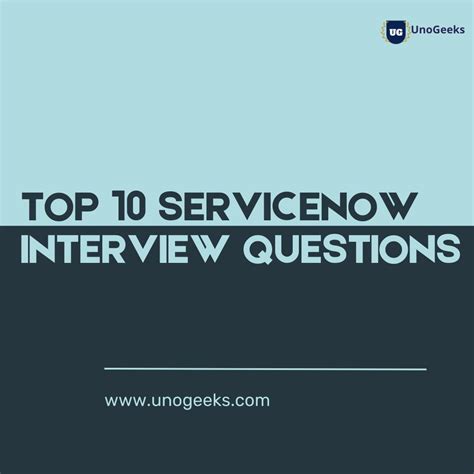 Prasad K Unogeeks On Linkedin Servicenowinterview Interviewprep Itinterviews Techcareer