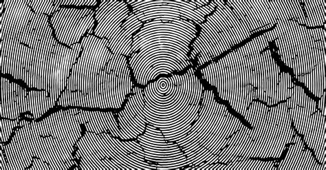 Fingerprint Texture Round Grunge Effect Vector Wallpaper Grunge