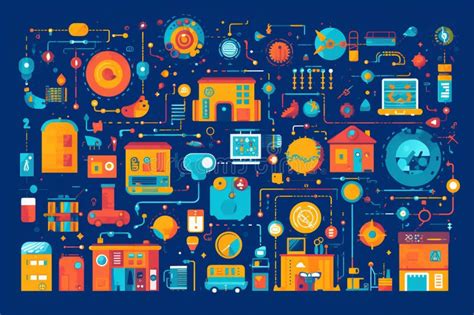 Dynamic World Of The Internet Of Things IoT Showcasing A Diverse