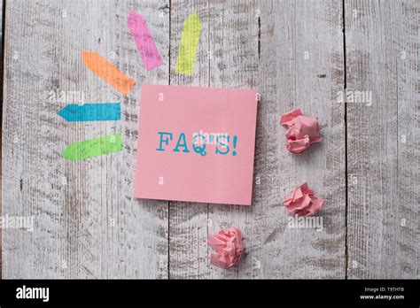 Word Writing Text Faq S Business Photo Showcasing List Of Questions And Answers Relating To