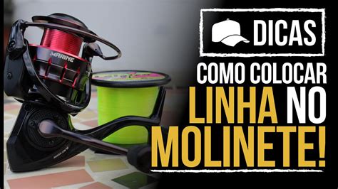 COMO COLOCAR LINHA NO MOLINETE DICA YouTube
