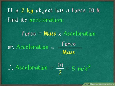 How To Measure Force 7 Steps With Pictures Wikihow