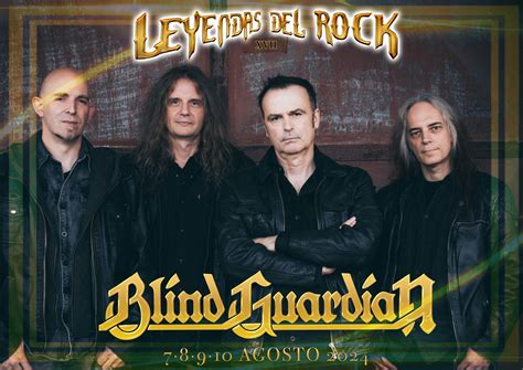 Blind Guardian Cabeza De Cartel De Leyendas Del Rock 2024 Leyendas