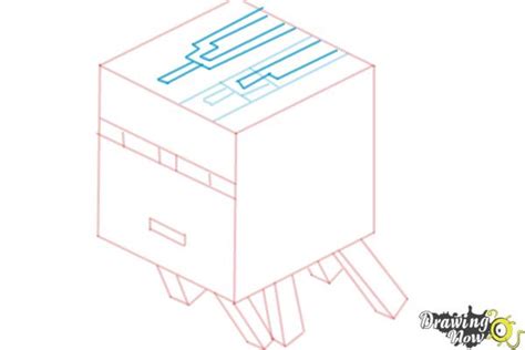 How To Draw A Ghast From Minecraft Drawingnow