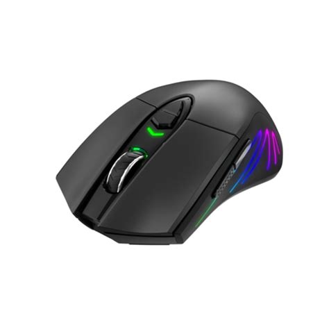 Mouse Gamer Gamenote Ms1021w Inalambrico Rgb 7000dpi Negro Prophone