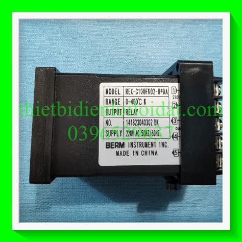Bộ điều khiển nhiệt độ BERM REX-C100FK02 - CÔNG TY TNHH LỢI LỢI ĐẠT