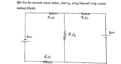 solved q3 for the network shown below find 149 using