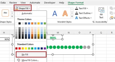 How To Create Dot Progress Chart In Excel