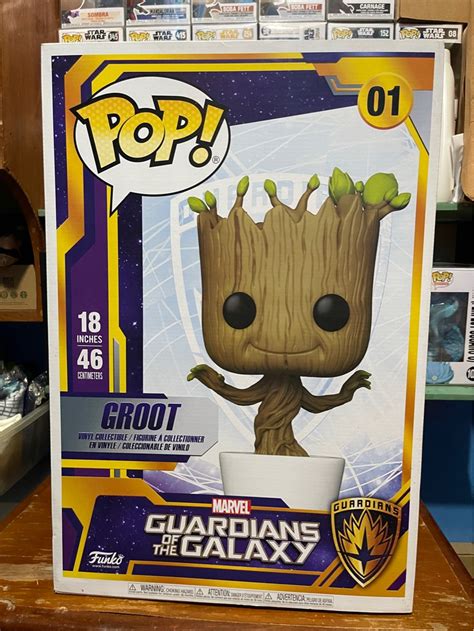Funko Pop Groot Jumbo 18 Guardians Of The Galaxy Hobbies And Toys Toys