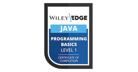 toan nguyen on linkedin java level 1 programming basics was issued by wiley edge to toan nguyen