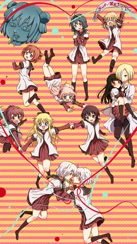 Safebooru Akaza Akari Black Hair Blonde Hair Blue Eyes Blue Hair