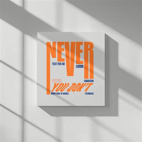 Never Test For An Error Condition You Dont Know How To Handle T Shirt