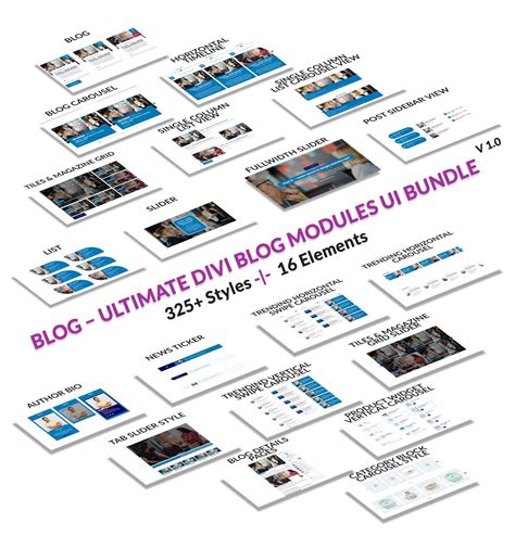 Blog Ultimate Divi Blog Modules Ui Bundle Divi Professional