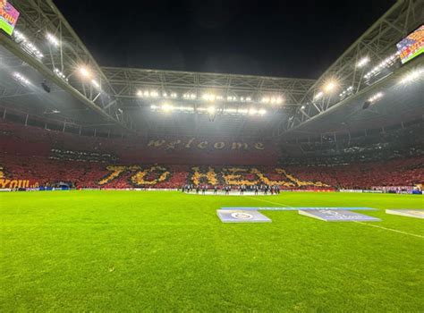 Galatasaray taraftarından nefes kesen koreografi Welcome to hell Spor Haberleri TV