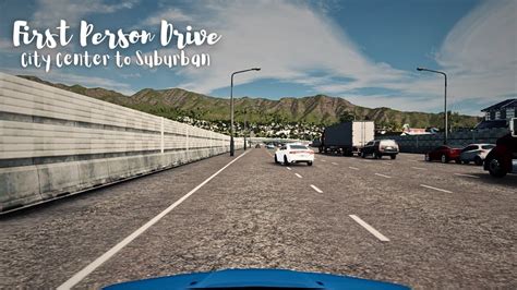 Driving From The Downtown To The Suburban Cities Skylines First