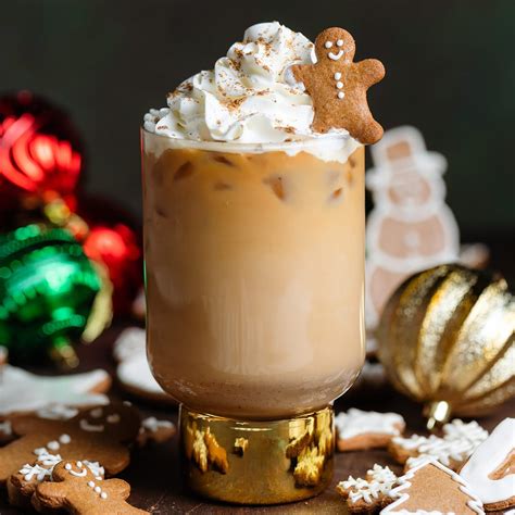 Iced Gingerbread Latte The Healthful Ideas