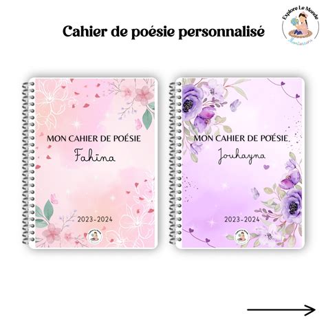 Cahier De Poésie Explore Le Monde Montessori