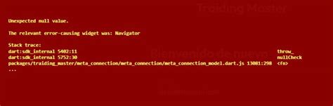 error causing was navigation