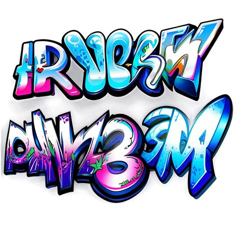 Download Graffiti Alphabet Png 05032024