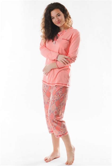 Consult Tex Capri Pyjama Damen Capri Pyjama Schlafanzug Df043 Spar Set