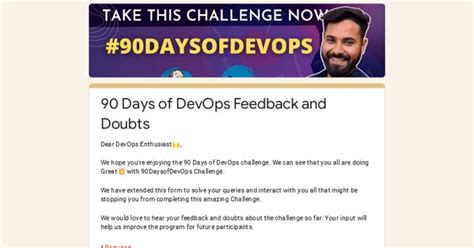 Sitabja Chatterjee ☸ On Linkedin 90 Days Of Devops Feedback And Doubts