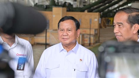 Foto Prabowo Subianto Rapat Dadakan Menyusul Situasi Memanas Israel Dan Hamas Di Palestina
