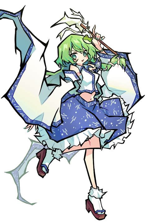 Kochiya Sanae Touhou Drawn By Cocokana Danbooru