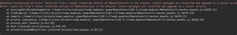 Dataform Cli Not Able To Locate Core Compiler When Running In CI