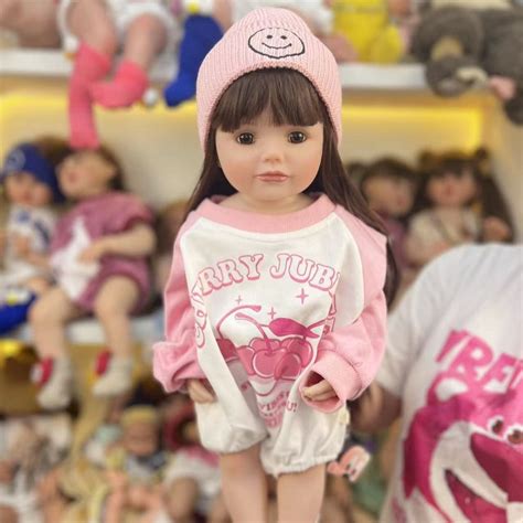 Boneca Bebê Reborn Bzdoll 55cm Corpo De Silicone Touca Rosa Carrefour