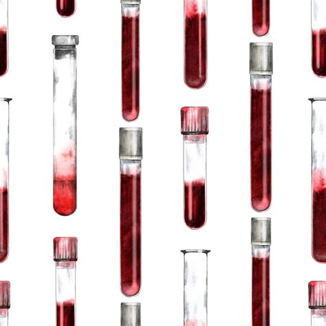 Premium Photo Seamless Pattern Of Laboratory Flasks