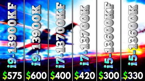 I9 13900KF Vs I9 13900K Vs I7 13700KF Vs I7 13700K Vs I5 13600KF Vs I5