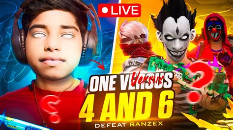 1 Versus 6 Can You Defeat Ranzex😱🥵 Shortsfeed Freefirelive Ranzexff Youtube