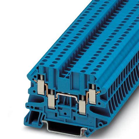 Phoenix Contact UT 2 5 QUATTRO BU Feed Through Terminal Block EXPONENT CONTROLS AND