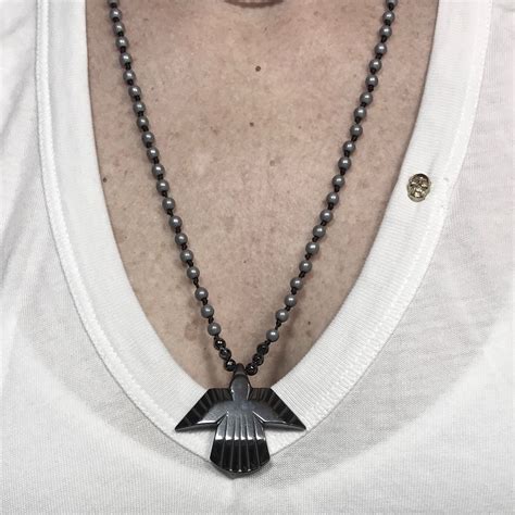 Black Hematite Beaded Necklace Beaded Necklace Necklace Fashion Jewelry