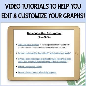 IEP Goal Behavior Data Collection Trackers With Graphs Digital Data Sheets