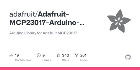 github adafruit adafruit mcp23017 arduino library arduino library for adafruit mcp23017