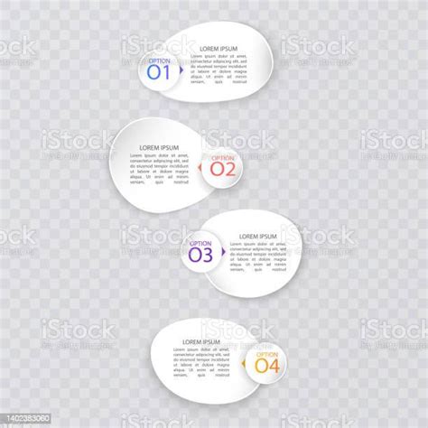 아이콘과 4 옵션 또는 단계가있는 인포 그래픽 디자인 비즈니스 템플릿은 프로세스 다이어그램 프리젠 테이션 워크 플레잉 레이아웃