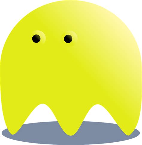 Geel Spook Pacman · Gratis Afbeelding Op Pixabay