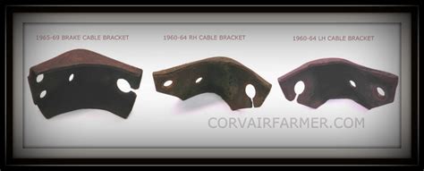 Used 1960 69 Corvair Brake Cable Bracket Corvairfarmer