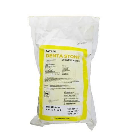 Denta Stone Plaster Class Iii 1kg Yellow At ₹ 99pack Stone Plaster