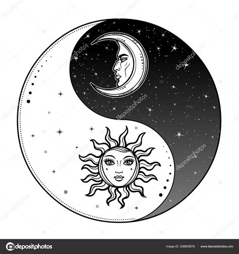 Desenho De Sol E Lua Juntos Para Colorir Braincp