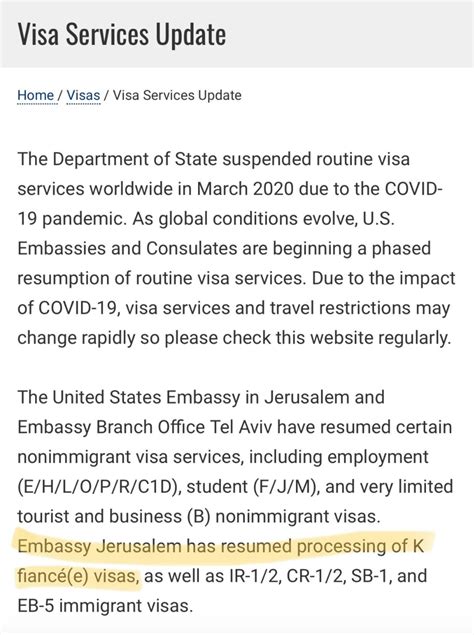 Embassy Is Open Nvc Won T Send Case K 1 Fiance E Visa Process