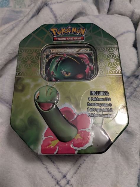 2010i Think Meganium Collectors Tin Rpokemoncardvalue