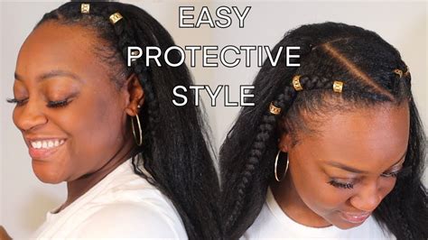 vlogmas styling fast and must try protective styling beginner