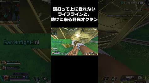 頭を打って壁を登れないライフライン『apex』shorts Apex動画まとめ