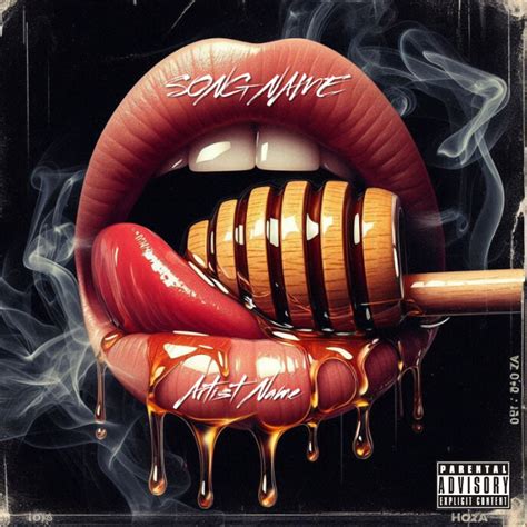 Sexy Honey Lips Album Cover Template Postermywall