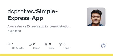 Github Dspsolvessimple Express App A Very Simple Express App For