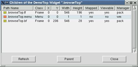 Tablelist Programmer S Guide