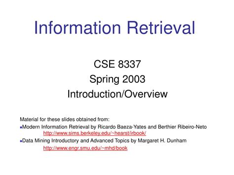 Ppt Information Retrieval Powerpoint Presentation Free Download Id