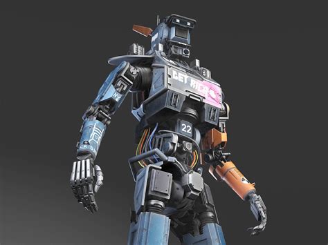Chappie Robot 3d Model Turbosquid 1251084